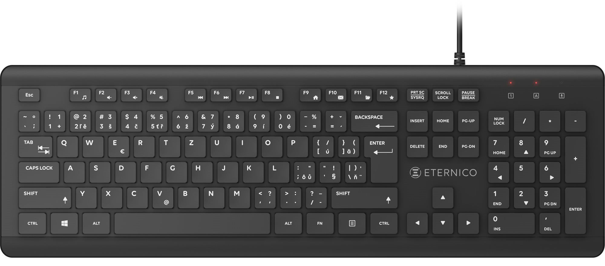 Eternico Pro Keyboard Wateproof IPX7 KD2050 černá - CZ/SK za 379 Kč ...
