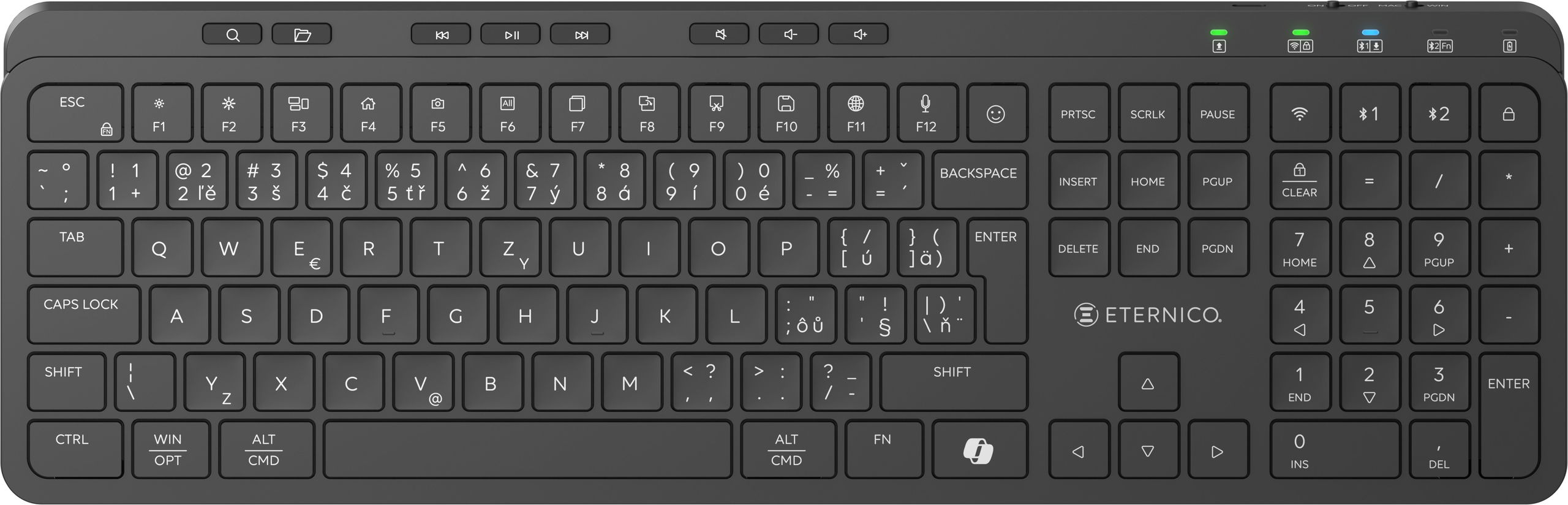 Eternico Wireless Keyboard KSB3250 CZ/SK - Klávesnice | Alza.cz