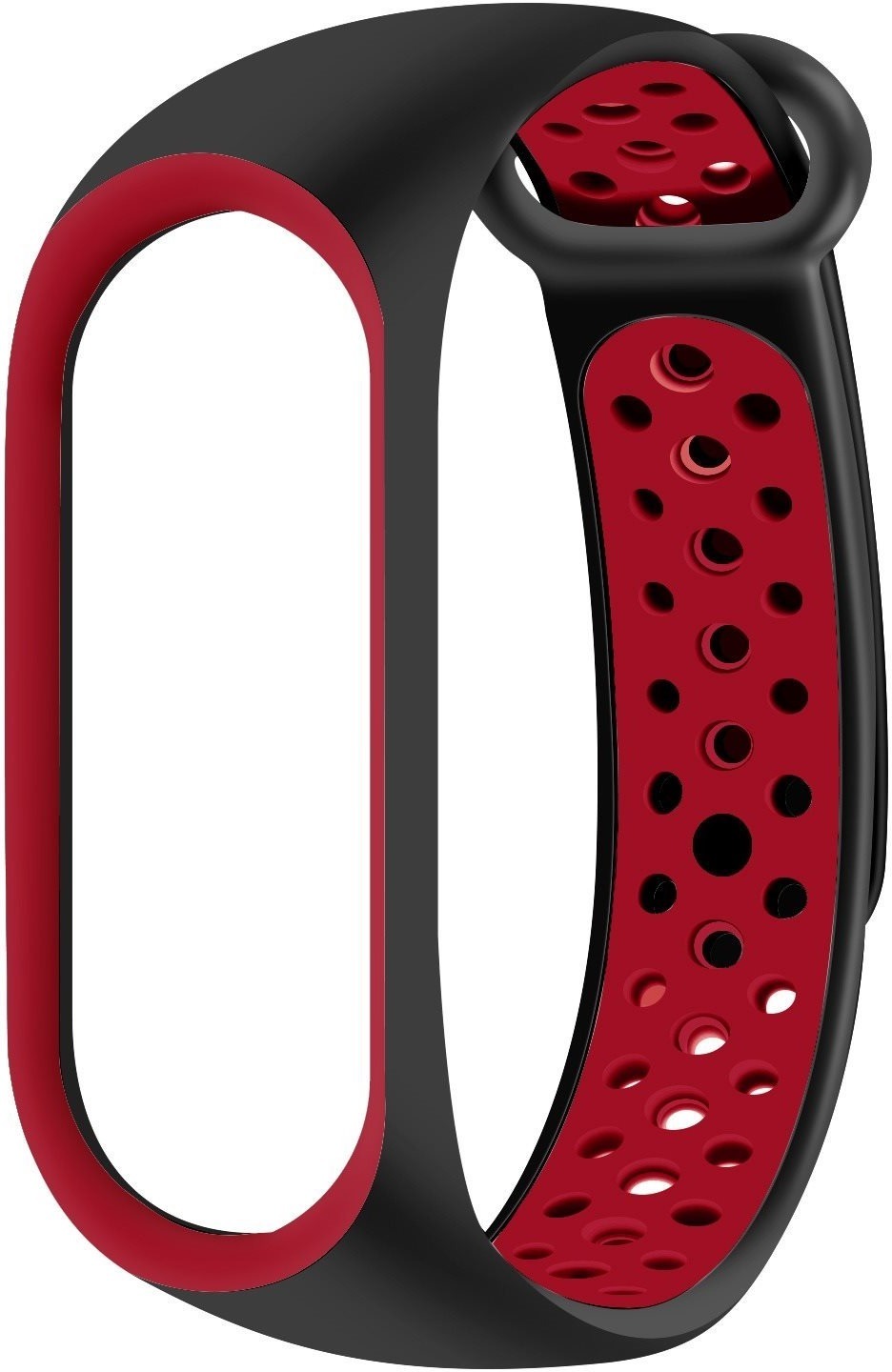 Eternico Sporty pro Xiaomi Mi band 5 / 6 / 7 solid black and red za 199 ...