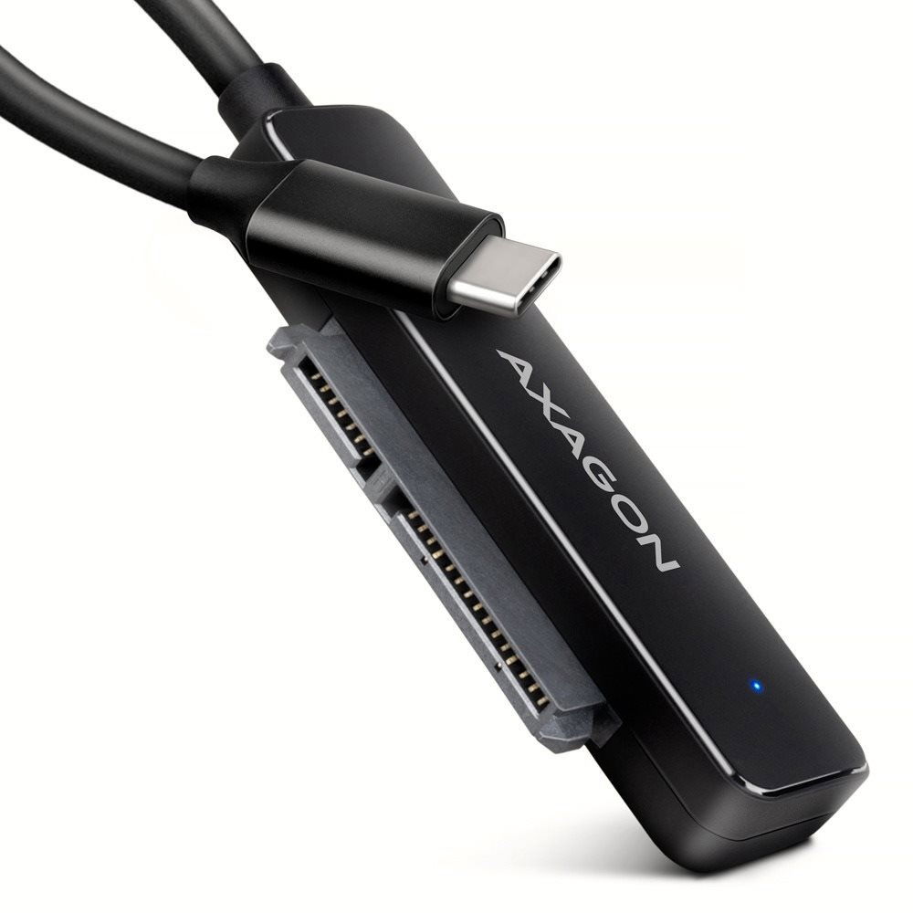 AXAGON ADSA-FP2C, USB-C 5Gbps > SATA 2.5" SSD/HDD SLIM adapter, cable ...