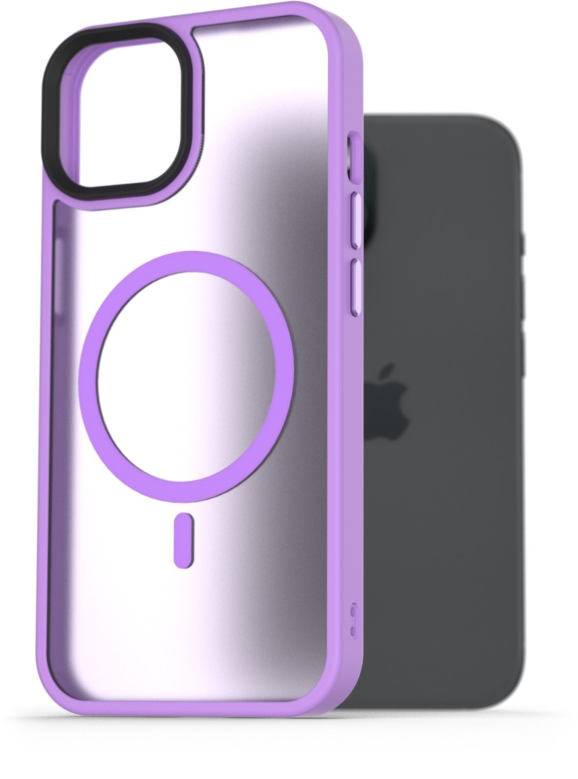 AlzaGuard Matte Case Compatible with MagSafe pro iPhone 15 světle ...
