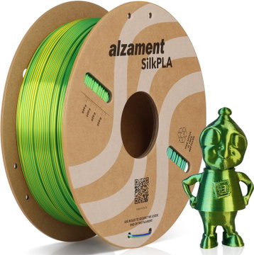 Alzament PLA Silk Tri Color 1 kg Yellow-Blue-Green za 399 Kč - Filament ...