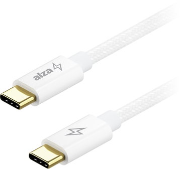 AlzaPower CompactCore USB-C to USB-C 2.0, 100W, 2m - bílý za 249 Kč ...