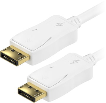 AlzaPower Core DisplayPort 1.2 4K stíněný 2m bílý - Video kabel | Alza.cz