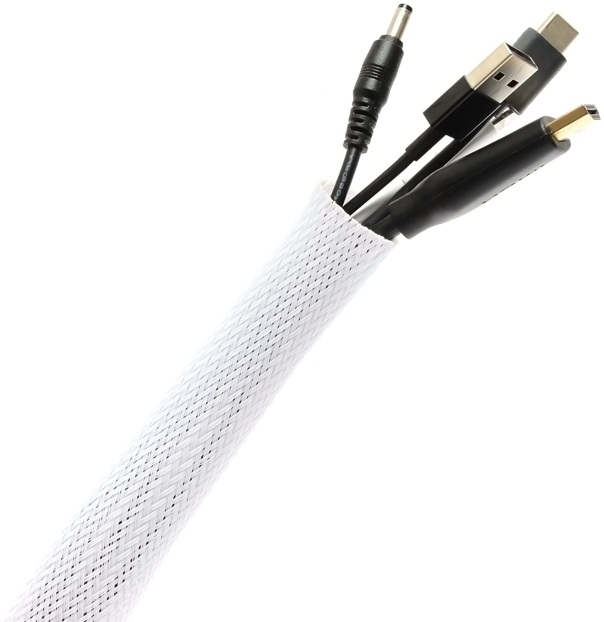 AlzaPower Velcrostrap+ Cable Tube 2m bílá za 399 Kč - Organizér kabelů ...