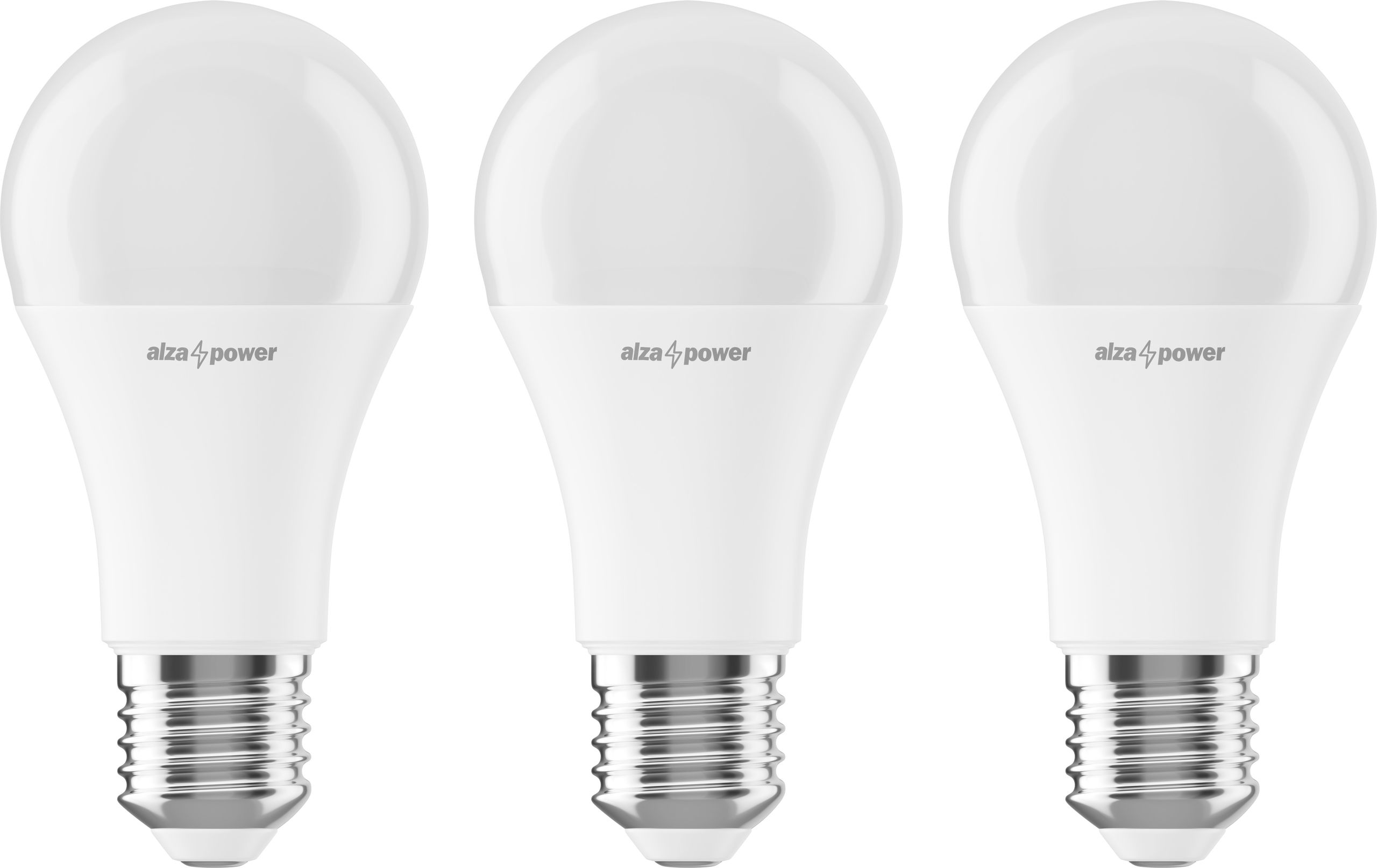 AlzaPower LED 12-80W, E27, 2700K, set 3ks za 127 Kč - LED žárovka | Alza.cz