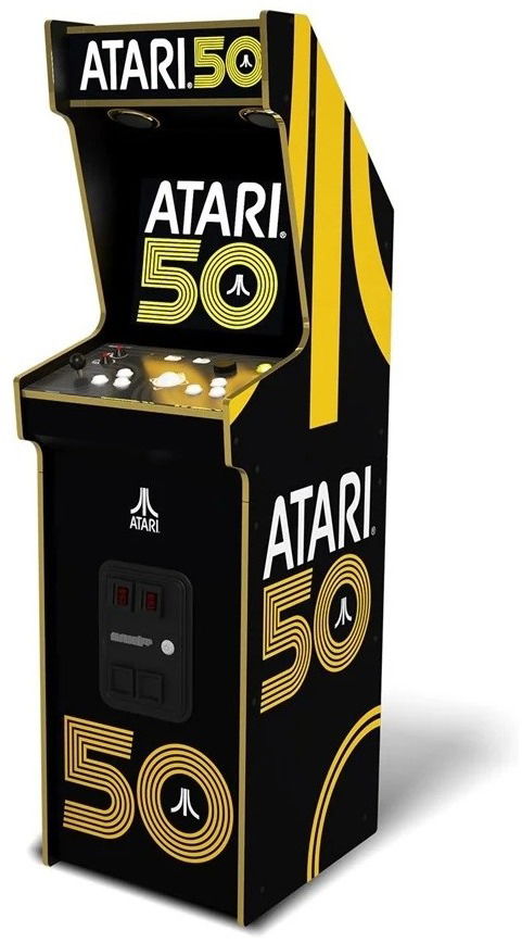 Arcade1up Atari 50th Annivesary Deluxe Arcade Machine - 50 Games in 1 ...