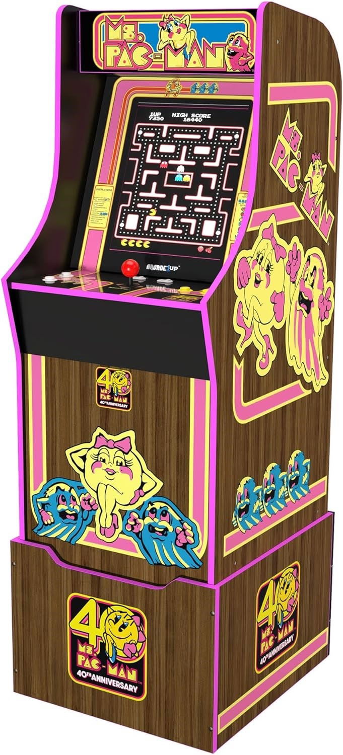 Arcade1up Ms. Pac-Man 40th Anniversary Arcade Machine 149 090 Ft-ért ...