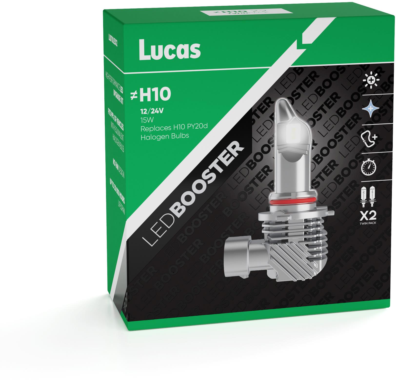 Lucas 12V H10 LED PY20d, sada 2 ks - LED autožárovka | Alza.cz
