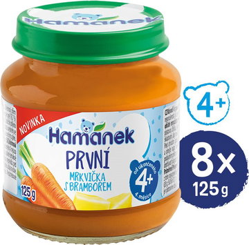 HAMÁNEK Prvá mrkva so zemiakmi 8× 125 g - Príkrm | Alza.sk