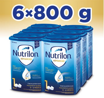 Nutrilon 1 Advanced Infant Milk 6× 800g, 0+ - Baby Formula | alza.sk