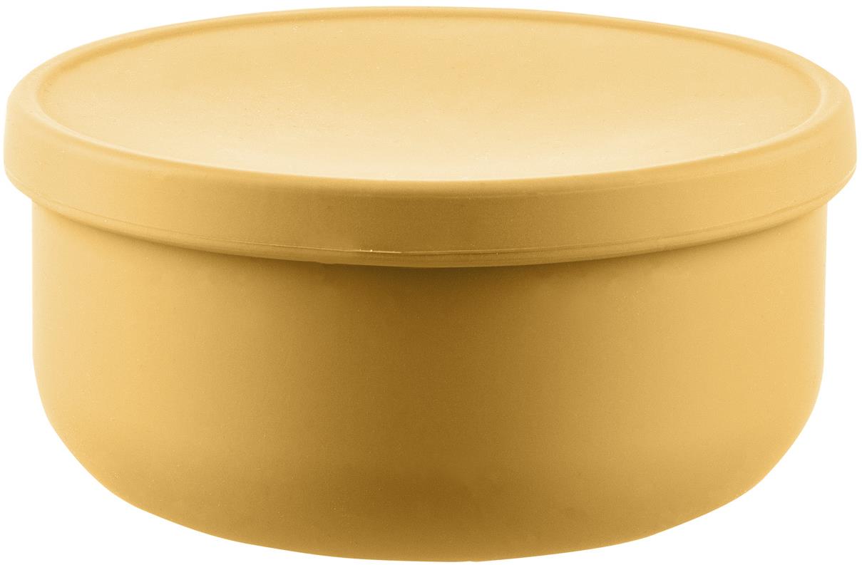 Zopa Miska s víčkem Mustard Yellow - Dětská miska | Alza.cz