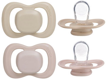b.box Dudlíky silikonové 6m+ 2 ks blush/latte - Dudlík | Alza.cz