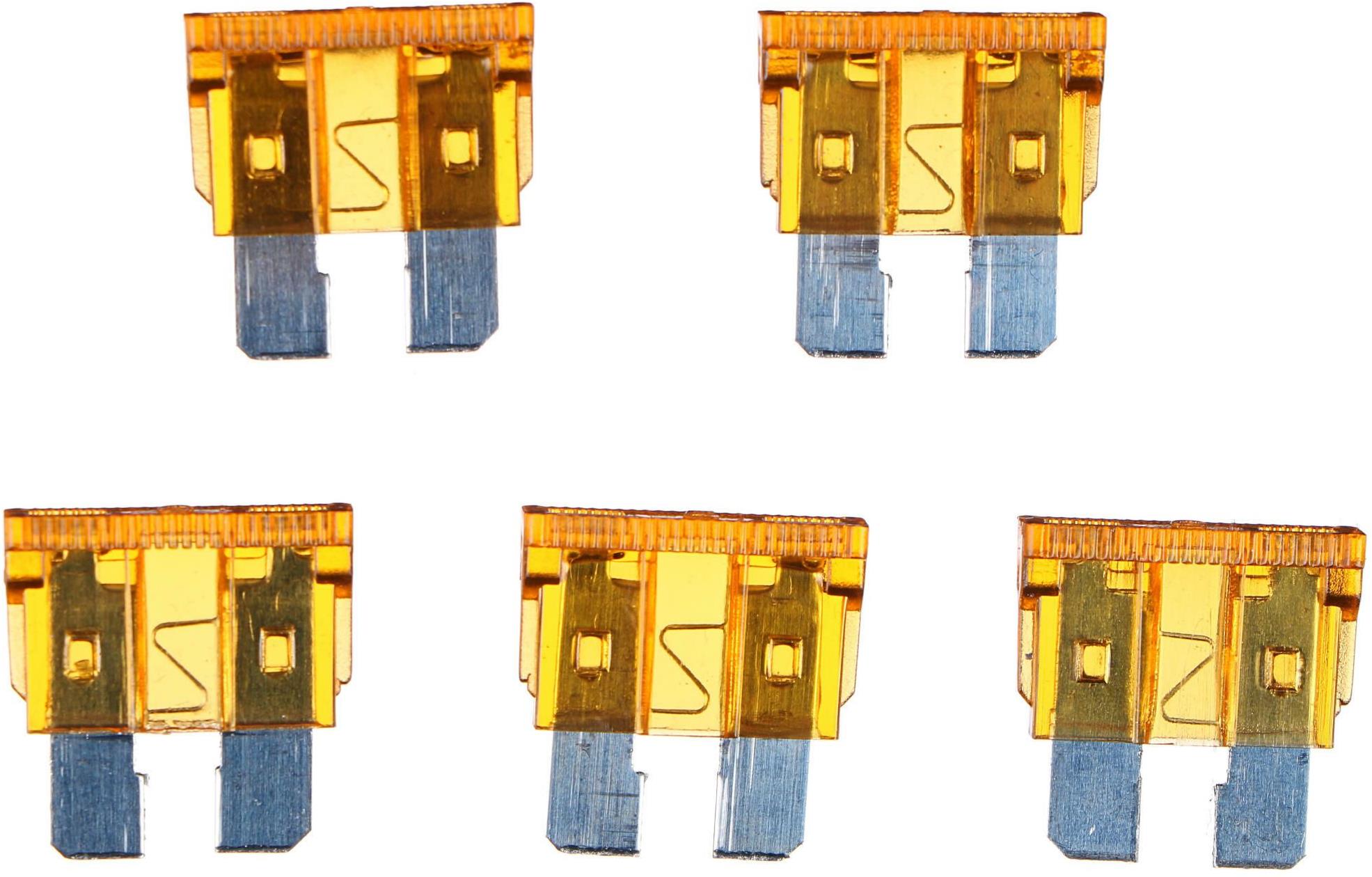 Sixtol Sada nožových automobilových pojistek Mechanic Fuse Set 5A, 100 ...