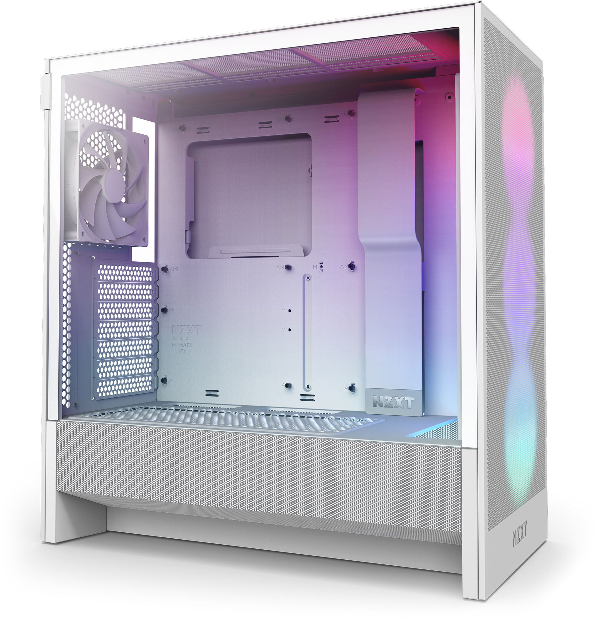 NZXT H5 Flow RGB (2024) All White - Počítačová skříň | Alza.cz