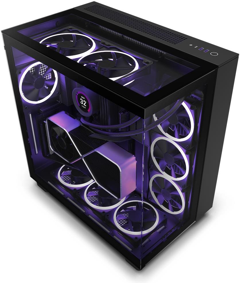 NZXT H9 Elite Black - PC skrinka | Alza.sk