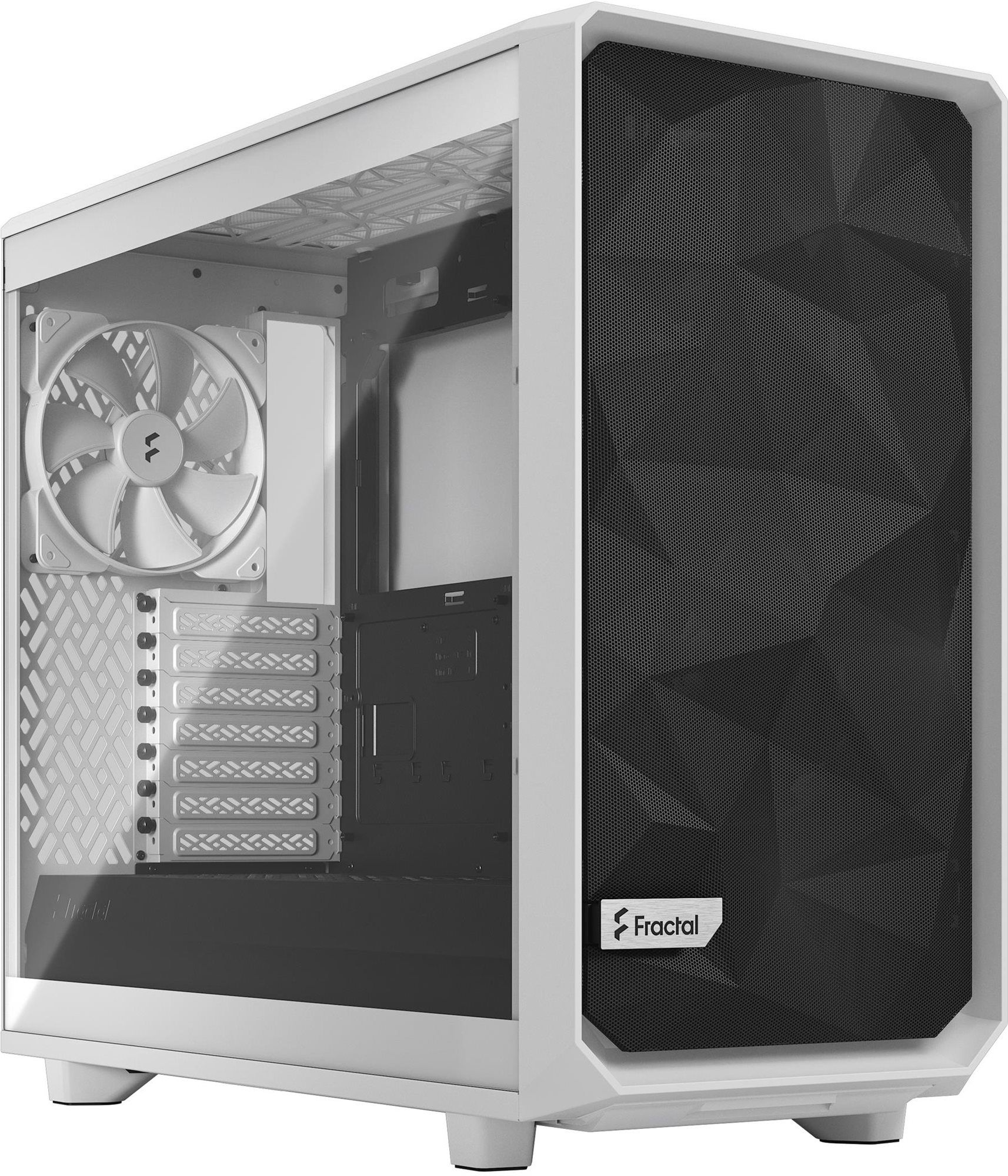 Fractal Design Meshify 2 Lite White TG Clear - Počítačová skříň | Alza.cz