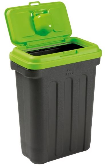 Maelson Box na granule pro 15 kg krmiva - černo-zelený - 41 × 25 × 56 ...