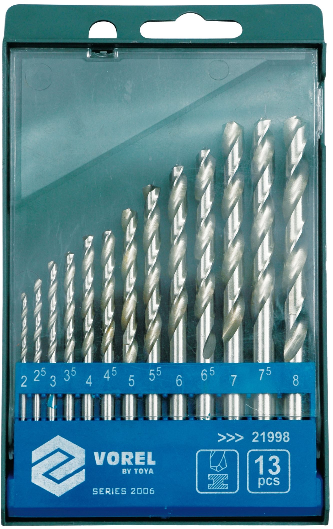 VOREL Sada vrtáků na kov 13 ks HSS 135° - Sada vrtáků do železa | Alza.cz