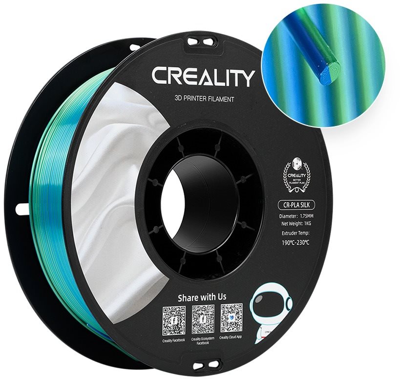 Creality CR-Silk 1kg Blue-green - Filament | Alza.cz