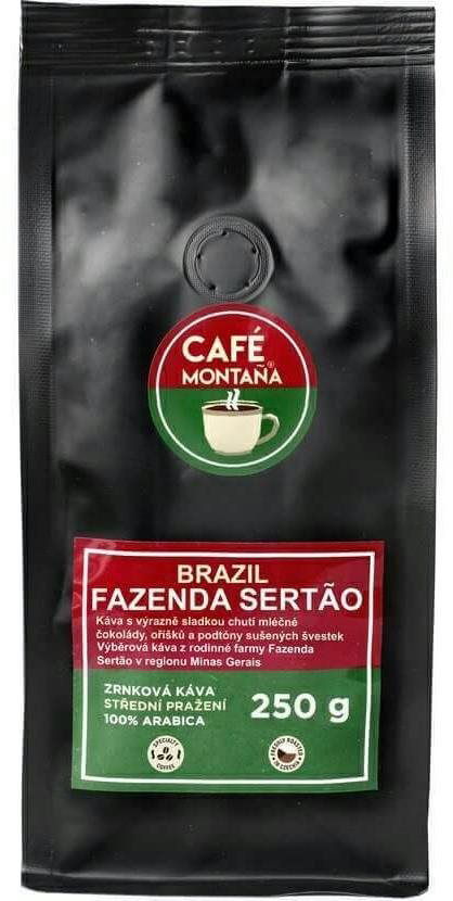 Brazil Fazenda Sertao zrnková káva 250 g - Káva | Alza.cz