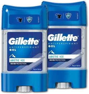 GILLETTE Arctic Ice Gelový antiperspirant 2 × 70 ml - Antiperspirant ...