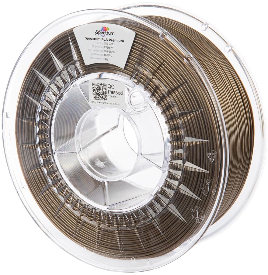 Filament Spectrum Premium PLA 1.75mm Old Gold 1kg za 499 Kč - Filament ...