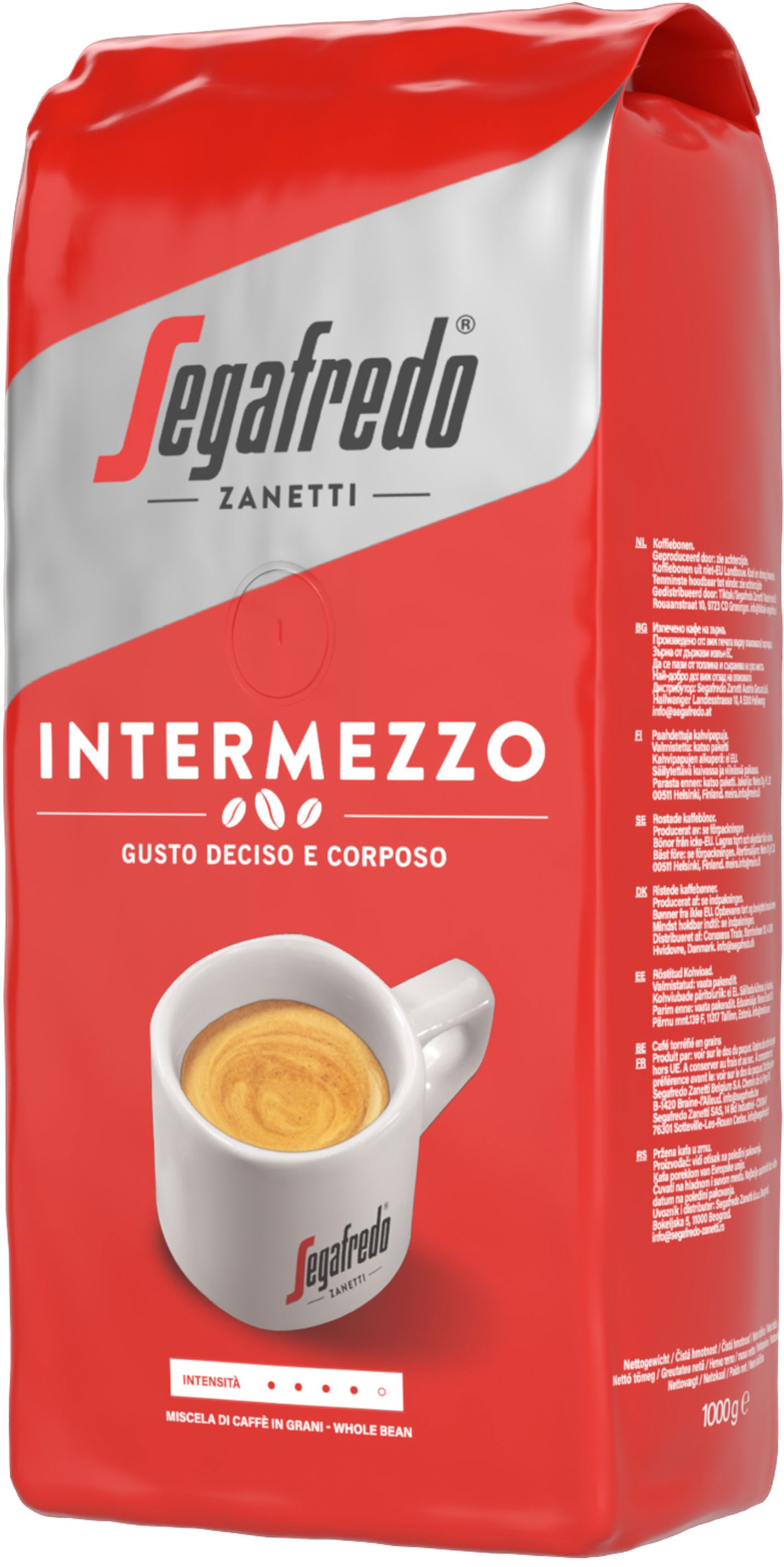 Segafredo Intermezzo, szemes, 1000g 4 690 Ft-ért - Kávé | Alza.hu