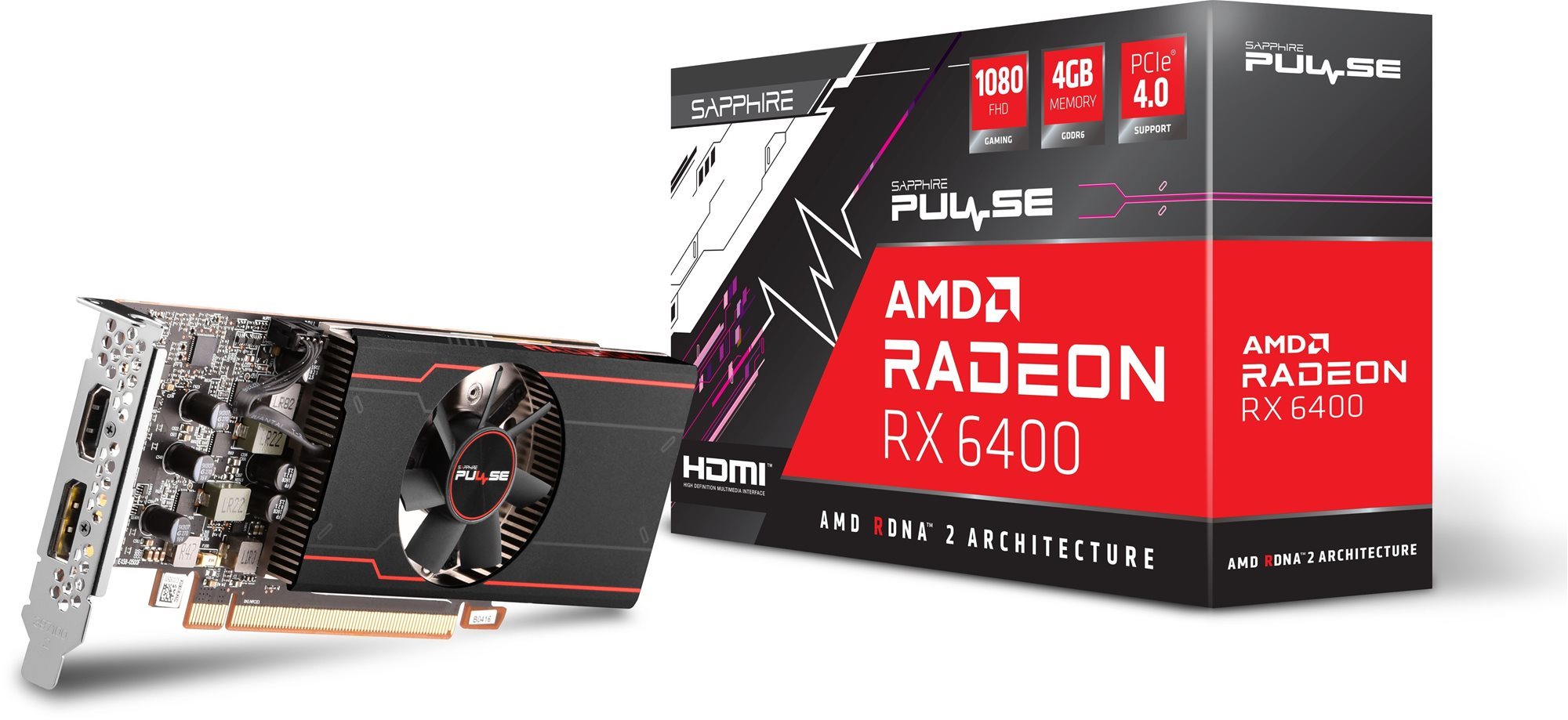 SAPPHIRE PULSE Radeon RX 6400 GAMING 4G - Grafická karta | Alza.cz