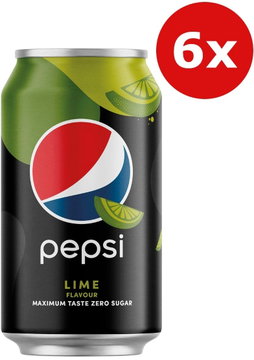 Pepsi Lime 6x0,33l plech - Limonáda | Alza.cz