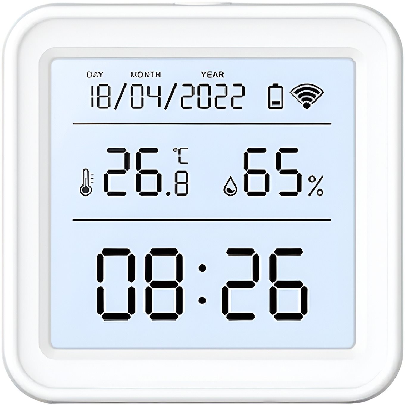 Gosund Temperature Humidity Sensor with backlight, WiFi - Senzor | Alza.cz
