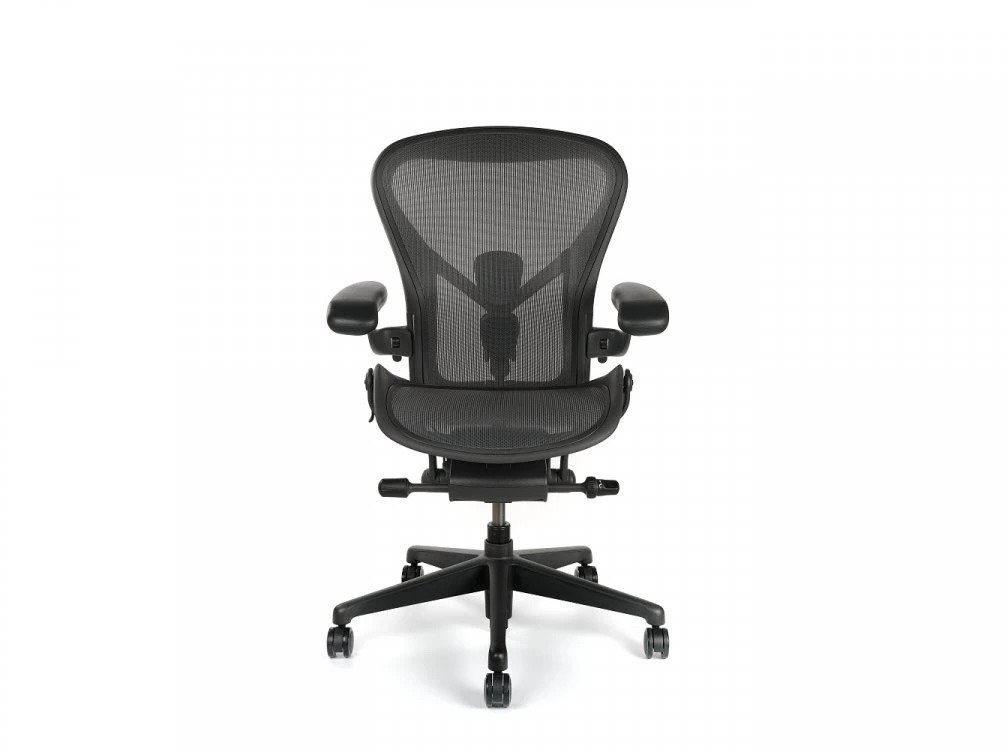 HERMAN MILLER Aeron, velikost B, pro tvrdé podlahy - černá za 43 529 Kč ...