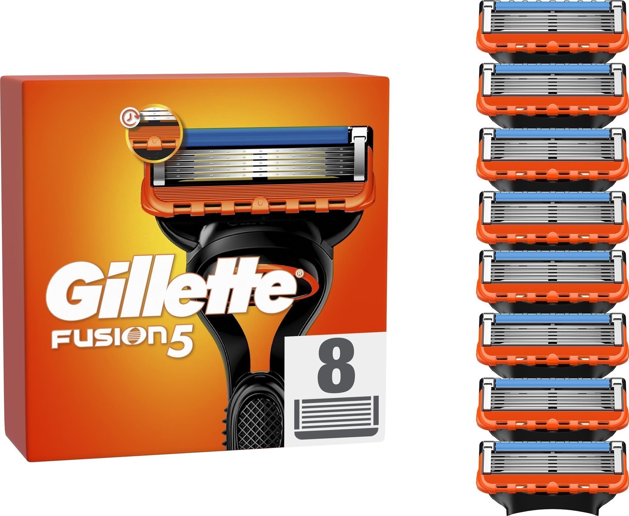 GILLETTE Fusion5 8 ks za 699 Kč - Pánské náhradní hlavice | Alza.cz