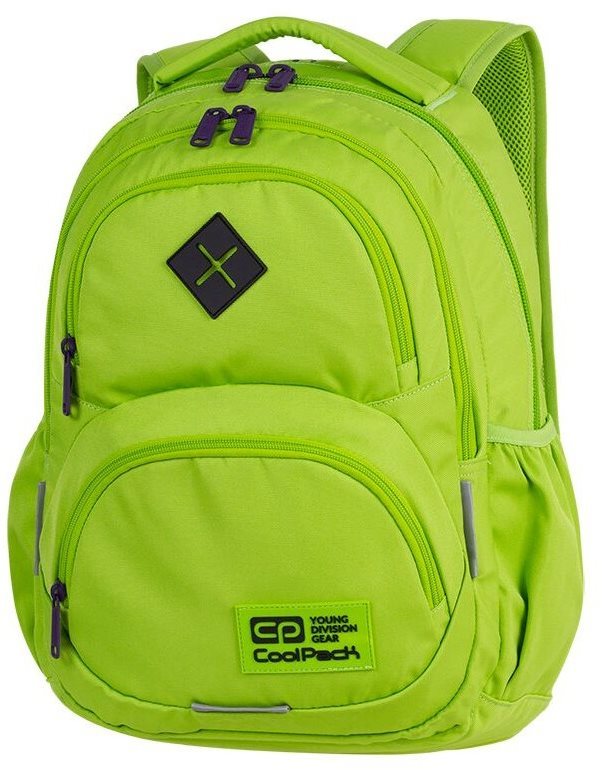 COOLPACK Zelený Dart XL lemon/violet - Školní batoh | Alza.cz