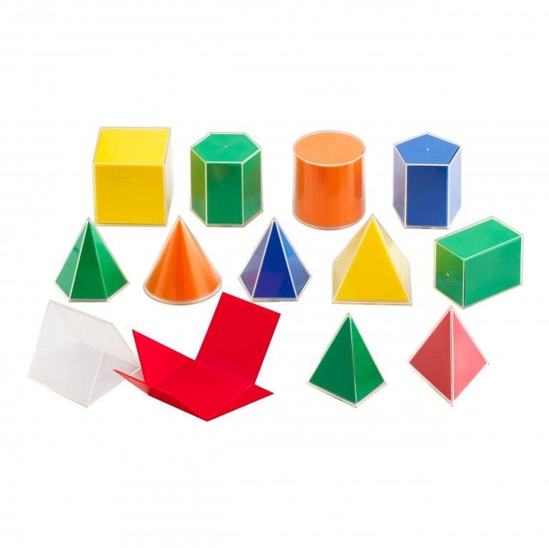Skládací geometrické tvary, set 12ks - Vzdělávací sada | Alza.cz