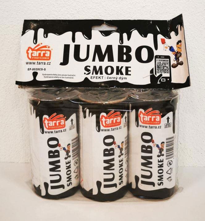Dýmovnice - jumbo smoke - černá - 3ks - trhací pojistka - Ohňostroj ...