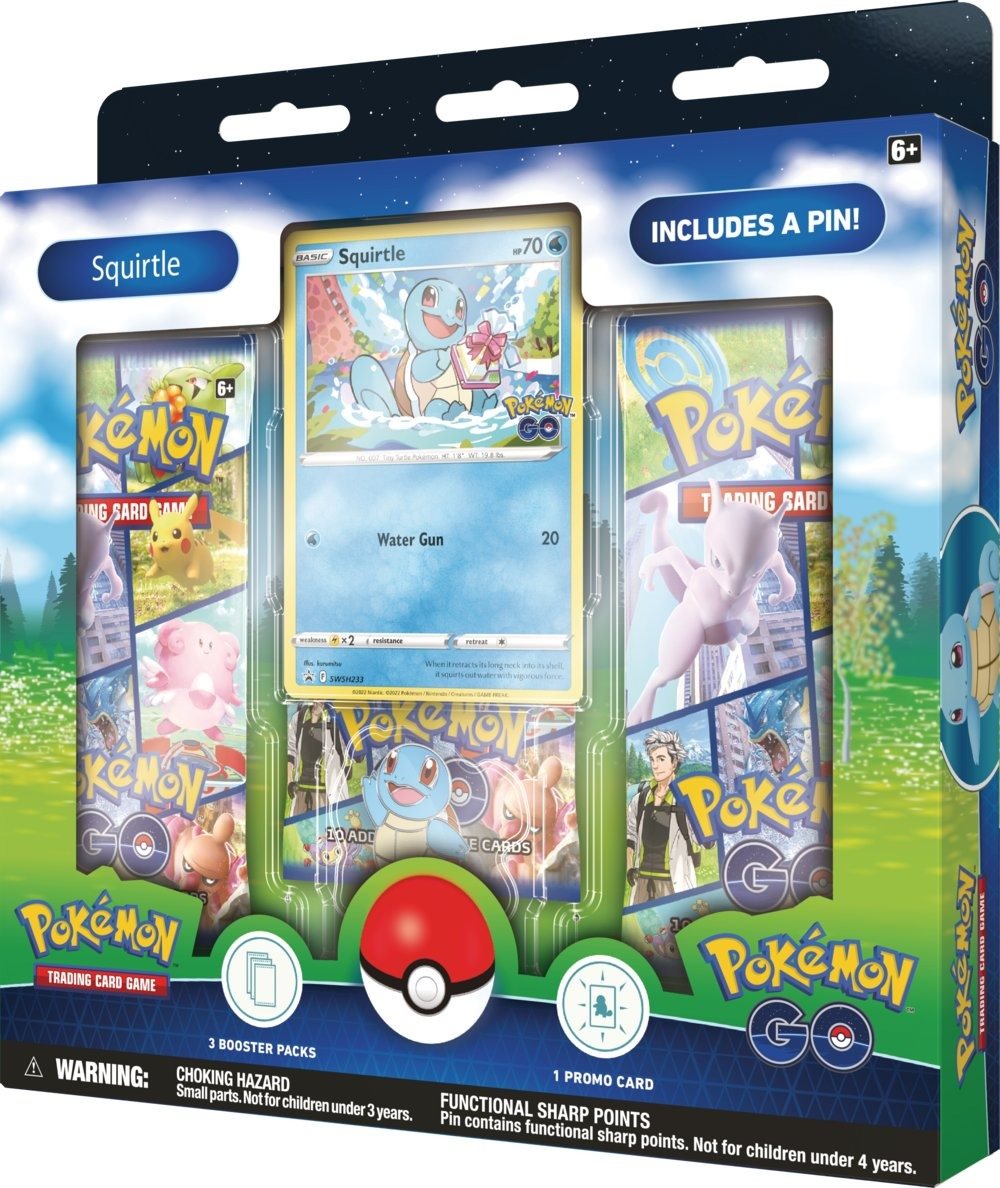 Pokémon TCG: Pokémon GO - Pin Box - Squirtle - Pokémon karty | Alza.cz