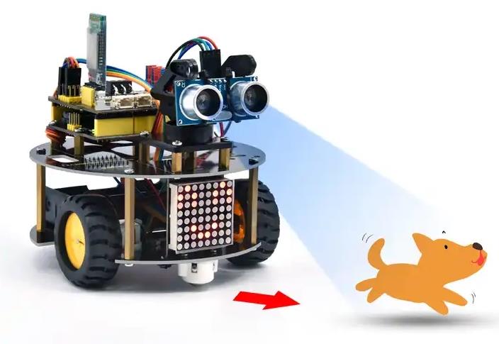 Keyestudio Arduino chytré robotické auto Little Turtle V3.0 ...