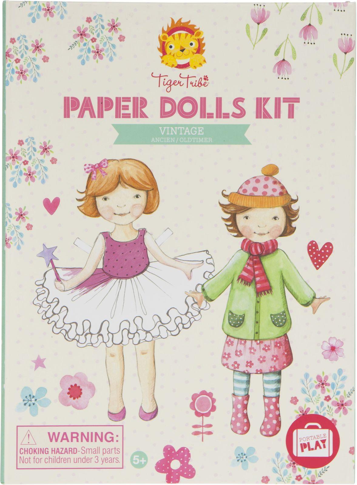 Tiger Tribe Vintage papírové panenky Paper Dolls - Vystřihovánky | Alza.cz