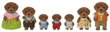 Sylvanian Families Veľká rodina Chocolate labradorov - Figúrka | Alza.sk