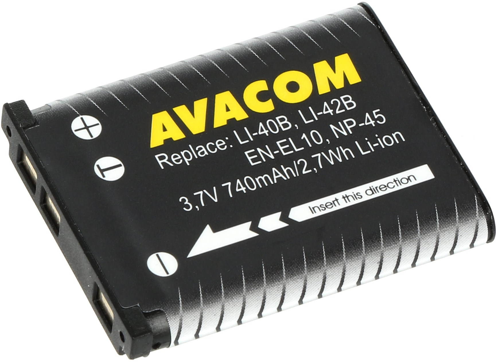 Avacom za Olympus Li-40B, Li-42B Li-ion 3.7V 740mAh 2.7Wh AVA - Baterie ...