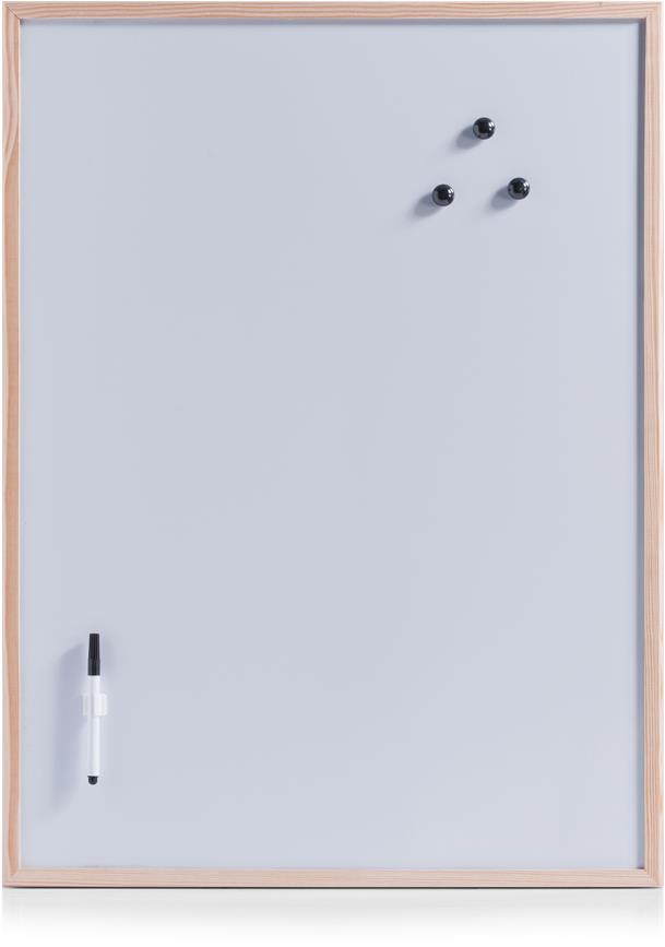 Zeller Magnetická tabule, dřevěný rám, 60 × 80 cm - Magnetická tabule ...