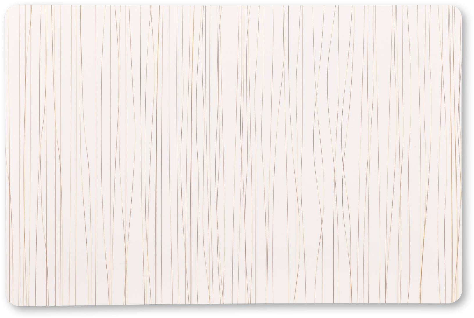 Kesper Prostírání, bílé se zlatými pruhy, 43 × 29 × 0,18 cm ...
