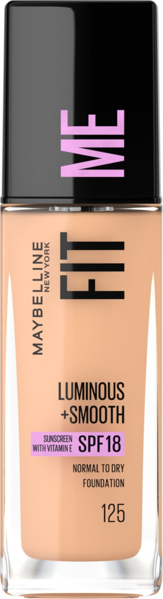MAYBELLINE NEW YORK Fit me Luminous + Smooth 125 Nude Beige make-up 30 ...