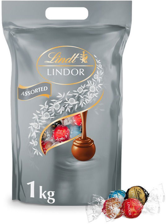 LINDT Lindor Bag Silver 1000 g - Bonboniéra | Alza.cz