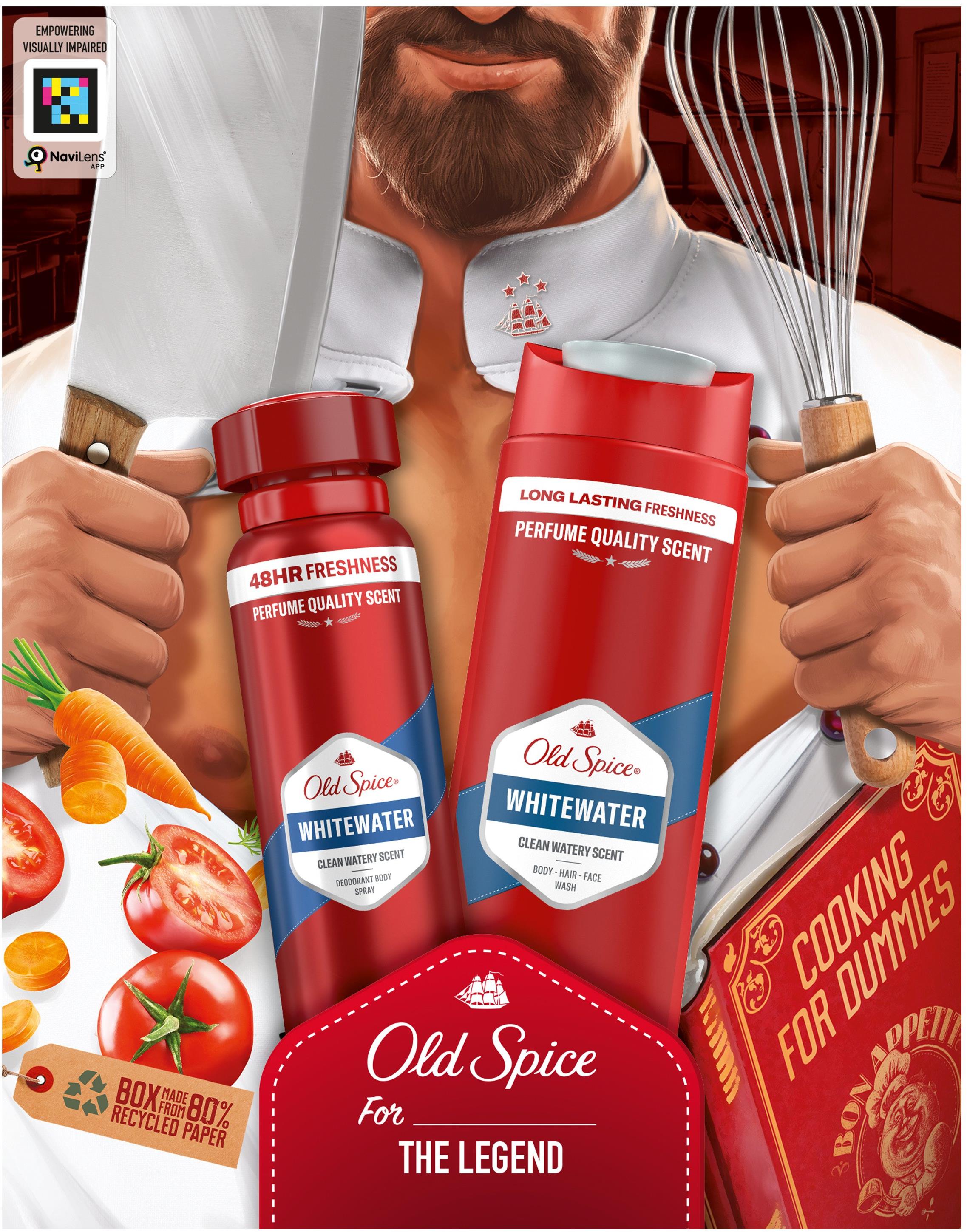 OLD SPICE Whitewater Chef Set 400 ml za 172 Kč - Pánská kosmetická sada ...