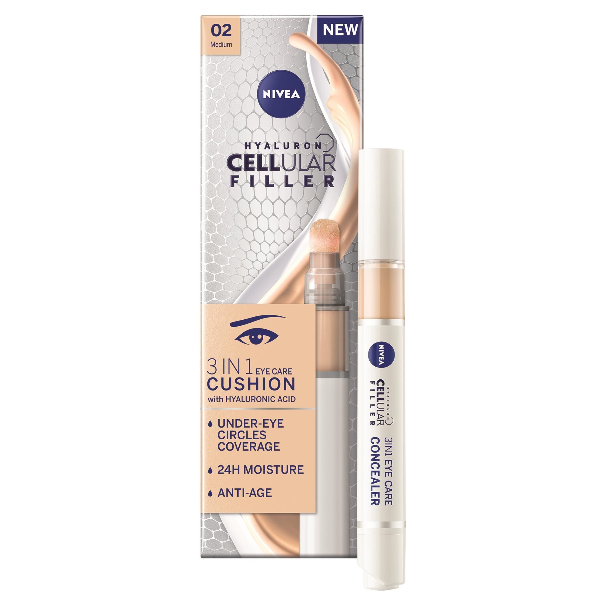 NIVEA Face Cellular Eye cushion medium 4 ml - Oční krém | Alza.cz