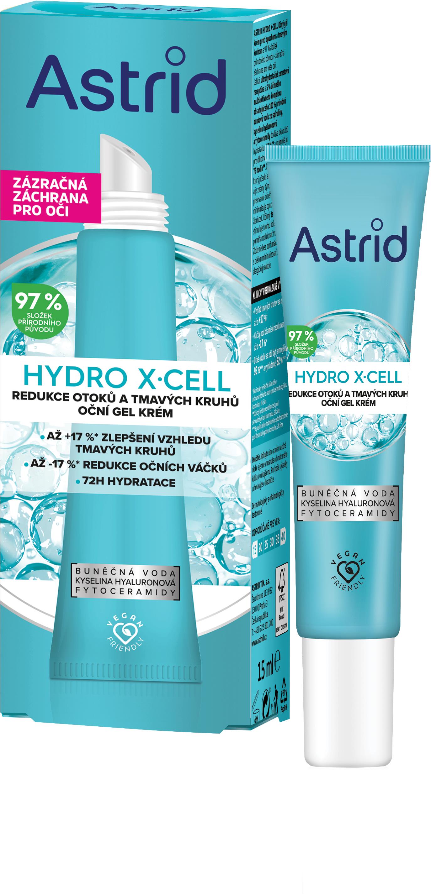 ASTRID Hydro X-Cell Oční gel krém 15 ml za 169 Kč - Oční gel | Alza.cz