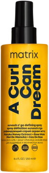 MATRIX A Curl Can Dream Scrunch N’ Go Defining Spray 250 ml za 311 Kč ...