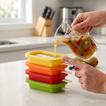 Lékué Form für Eis am Stiel Stackable popsicles | klein - Form für Eis ...